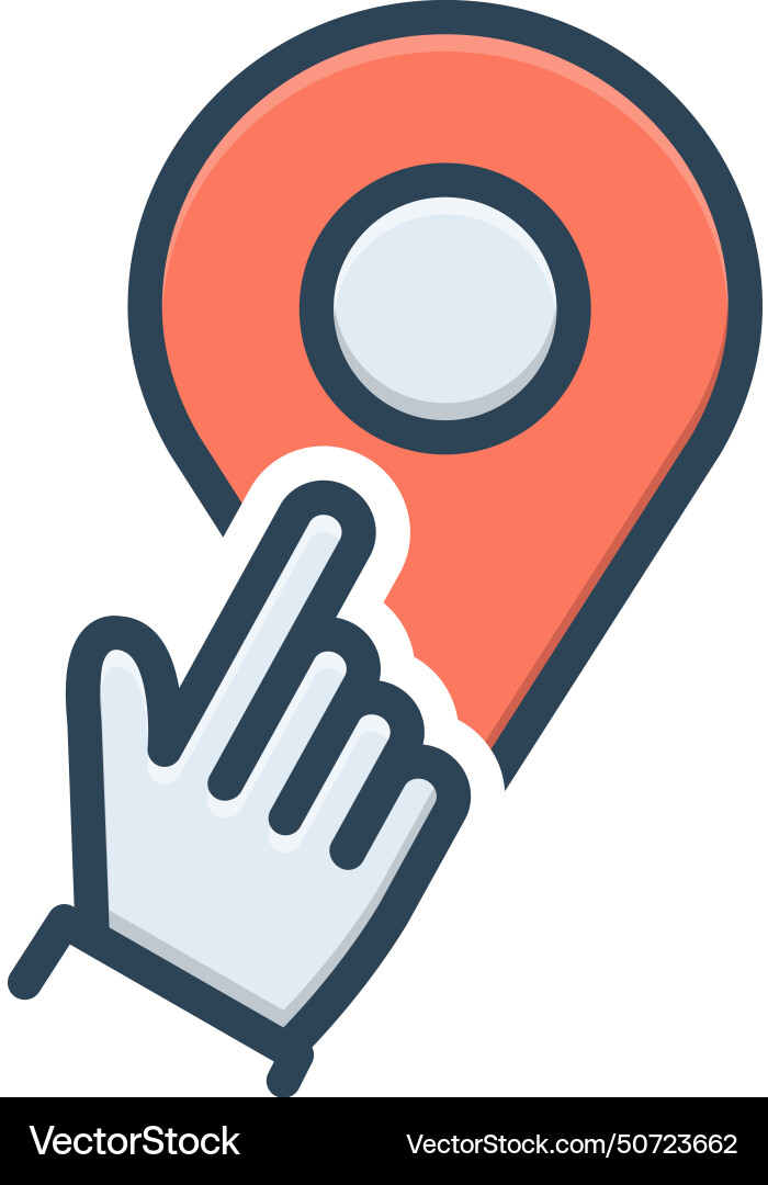 Here Royalty Free Vector Image - VectorStock