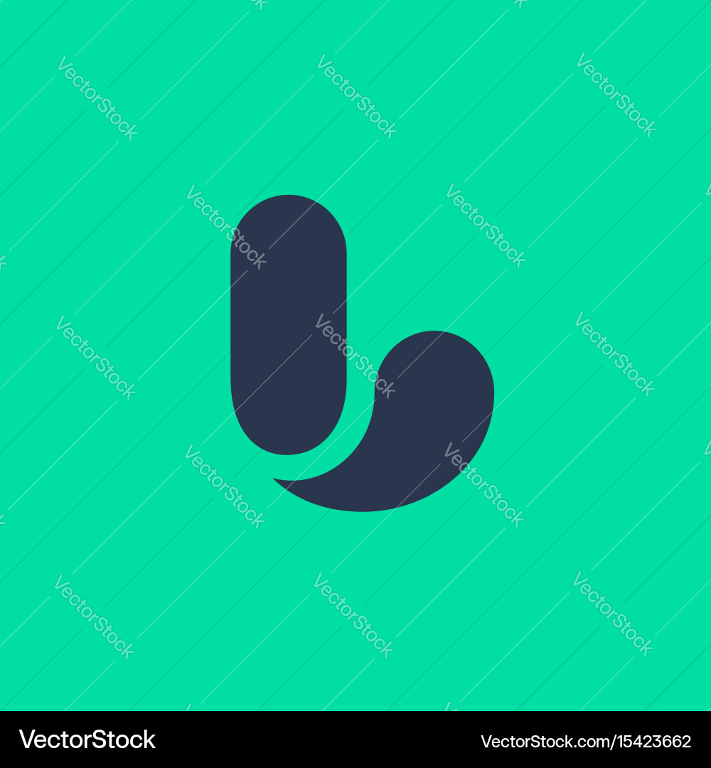 Letter l logo icon design template elements Vector Image