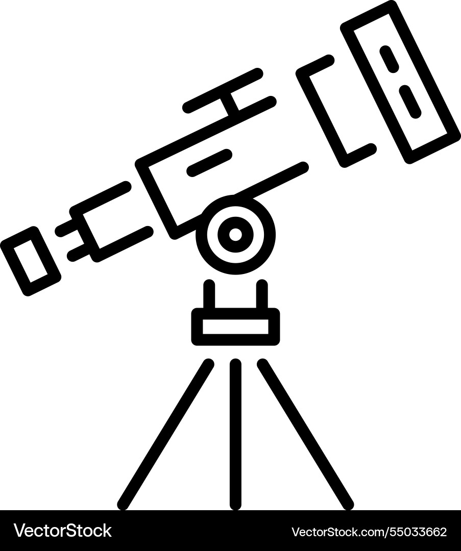 Telescope Royalty Free Vector Image - VectorStock