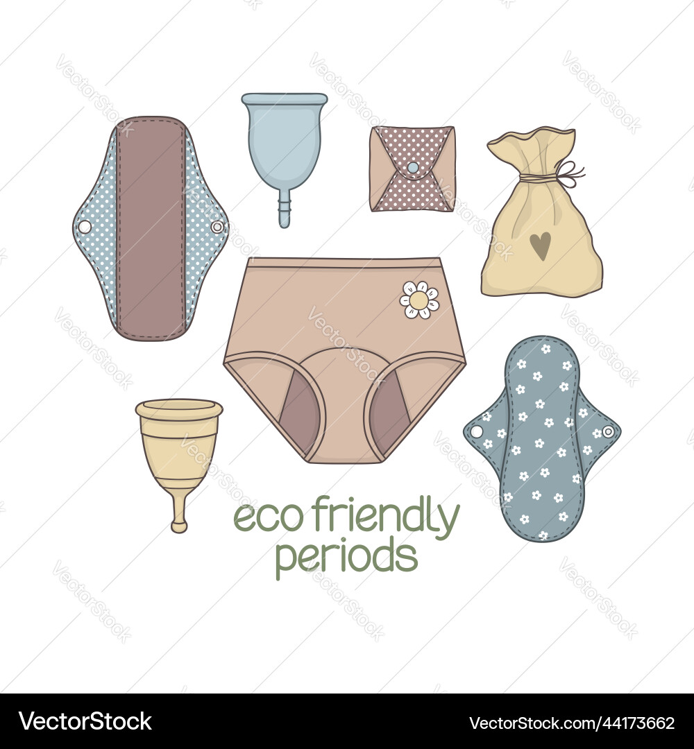 Zero waste period Royalty Free Vector Image - VectorStock