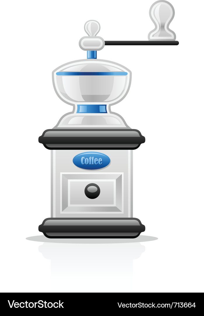 Coffee grinder Royalty Free Vector Image - VectorStock