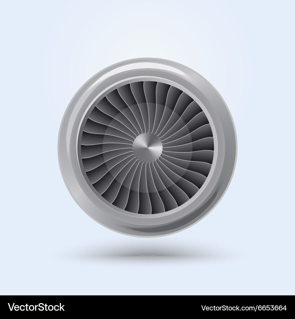 Jet engine Royalty Free Vector Image - VectorStock