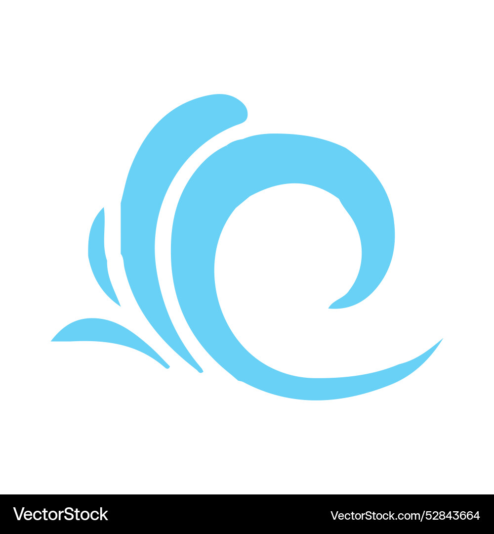 Water icon symbol design Royalty Free Vector Image