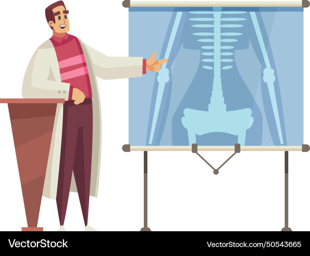 Cartoon conference Royalty Free Vector Image - VectorStock