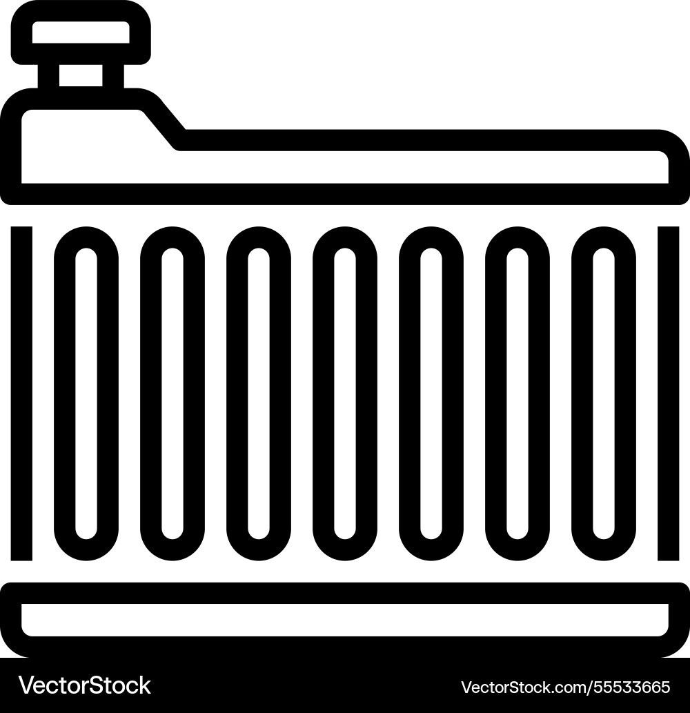 Radiator Royalty Free Vector Image - VectorStock