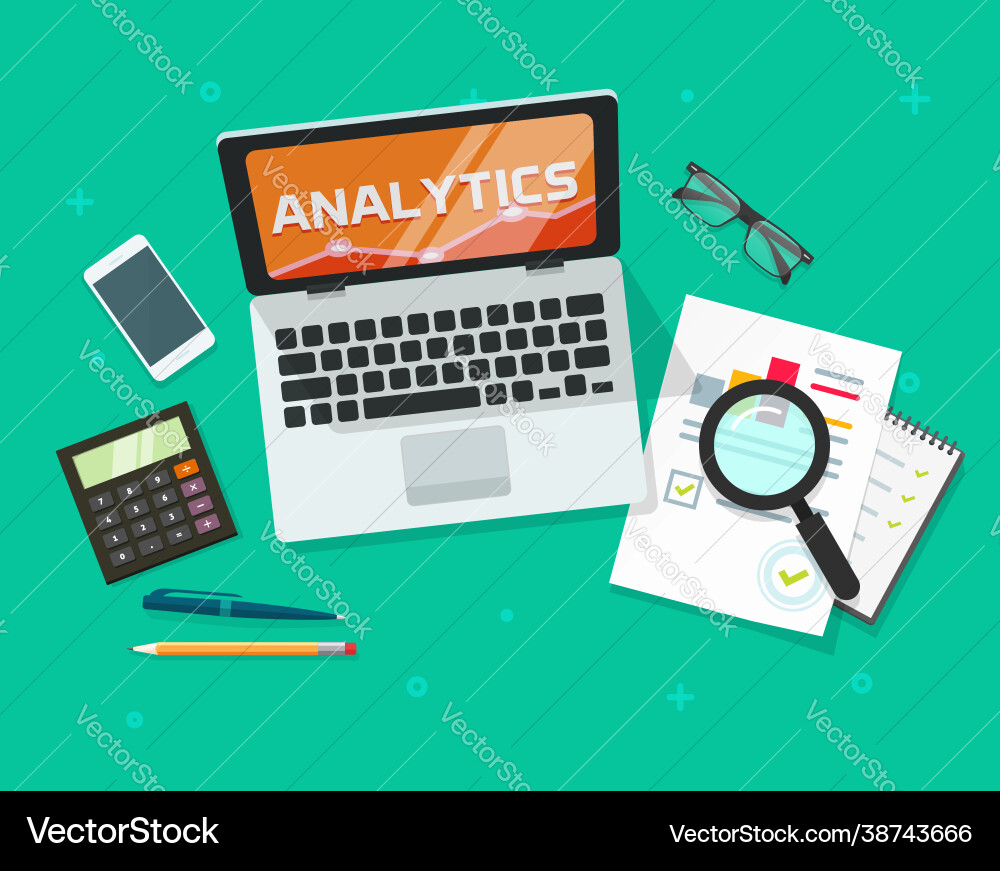 Analysis audit research report with analytics data
