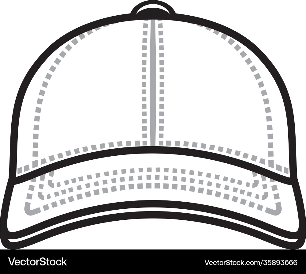 Baseball cap Royalty Free Vector Image - VectorStock
