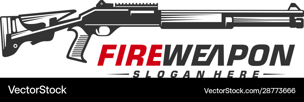 Gun Vector Logos Premium Vector | Gun Logo Icon And Tactical Design