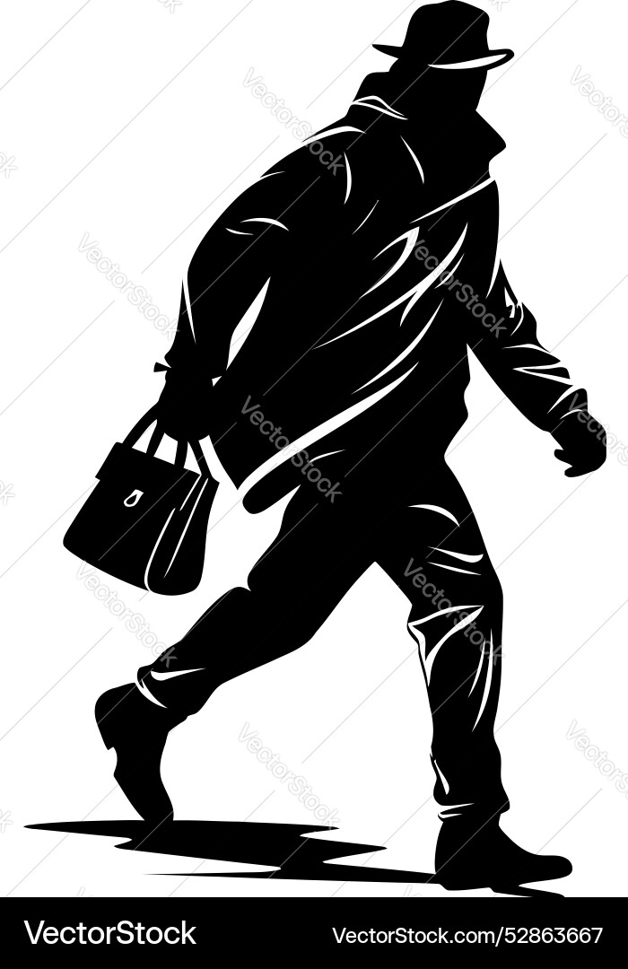 Swiped swag stolen bag icon evasive espionage Vector Image