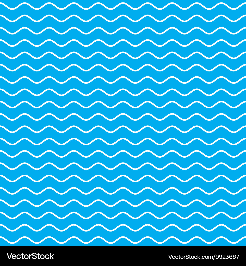 Wavy lines seamless pattern Royalty Free Vector Image