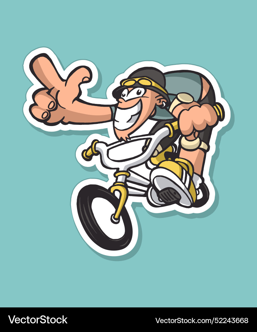Bmx freestyle Royalty Free Vector Image - VectorStock