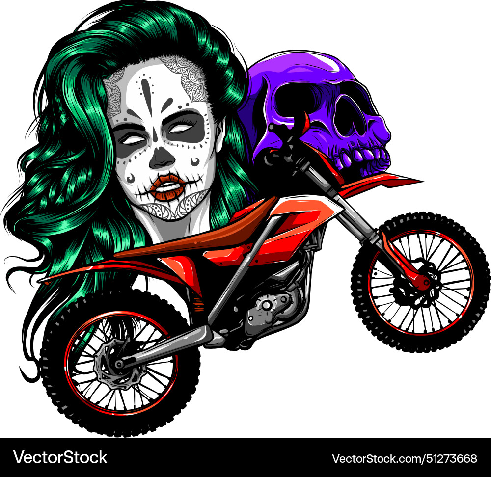 Motocross Rider Royalty Free Vector Image - VectorStock
