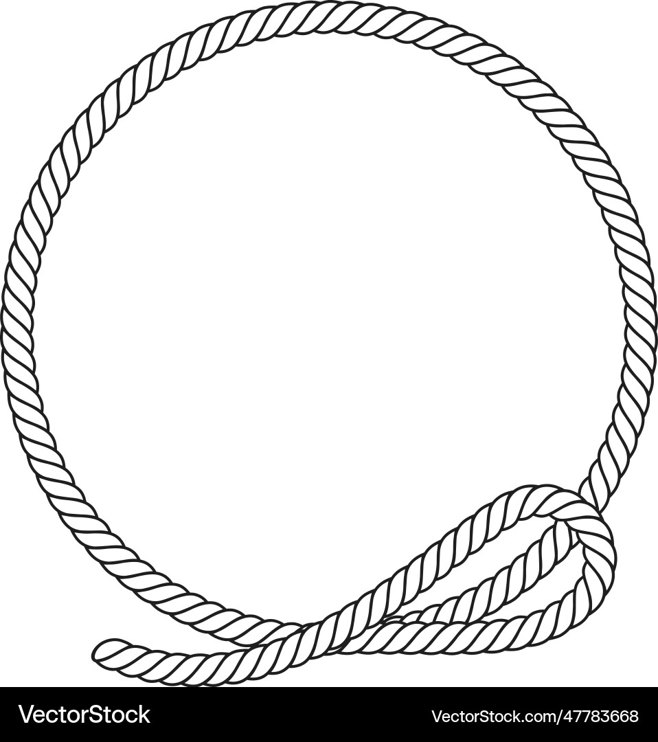 Rope Border Vector