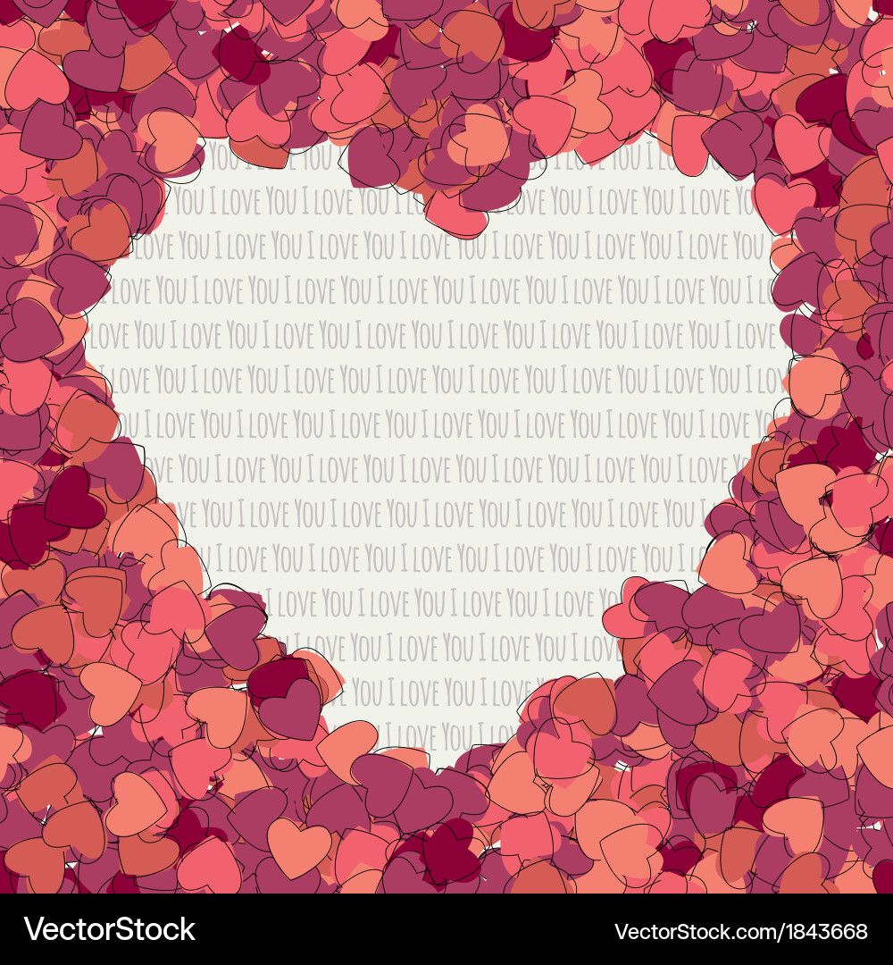 Valentines background Royalty Free Vector Image