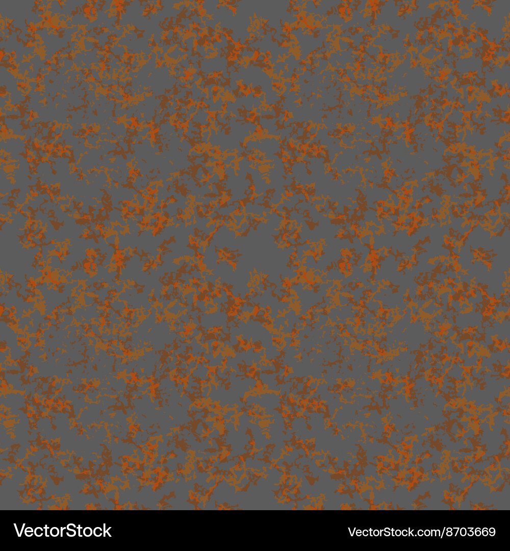 Brown rust texture on metal seamless pattern Vector Image