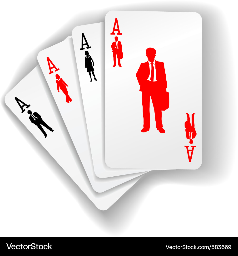Business Playing Cards Royalty Free Vector Image