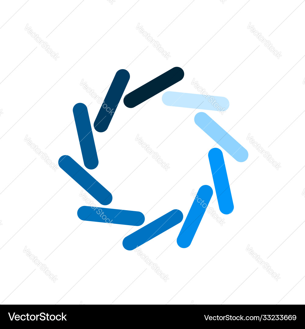 Circle loader wait load spinning preloader Vector Image