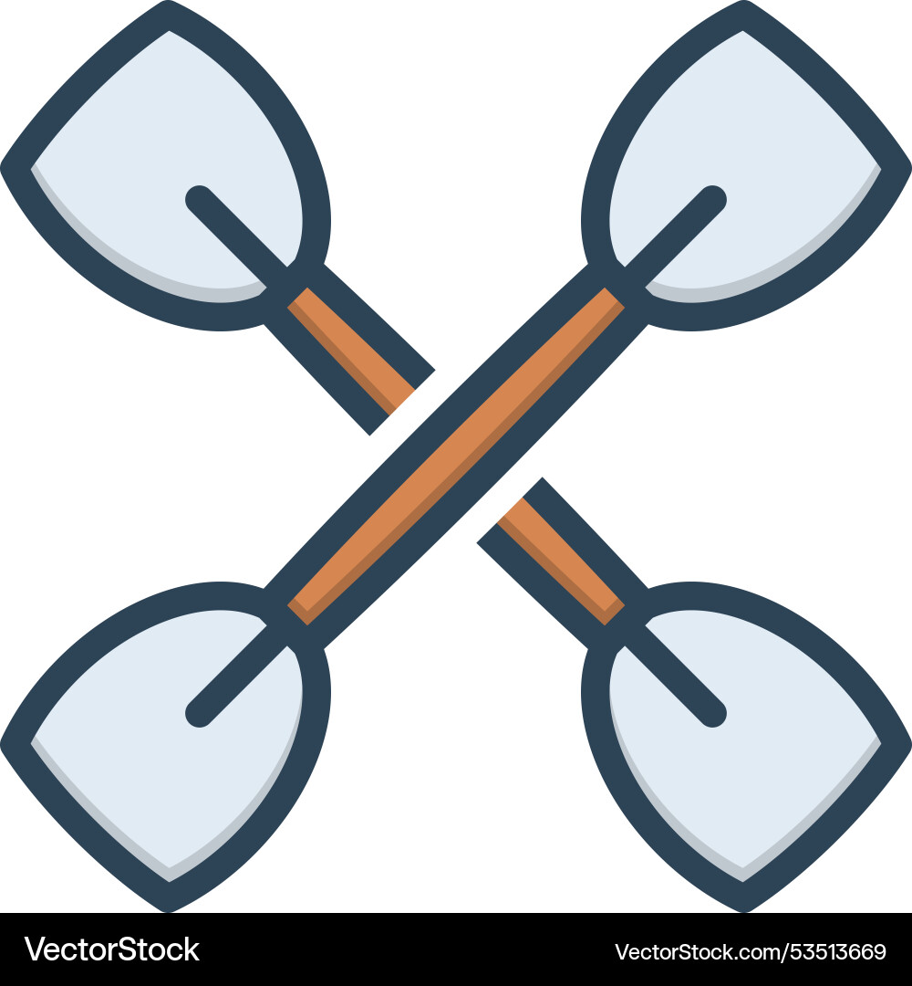 Paddle Royalty Free Vector Image - VectorStock