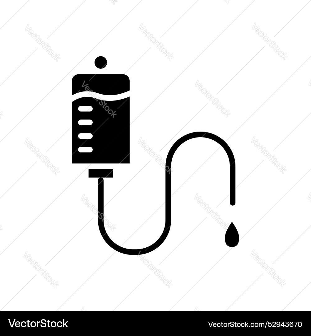 Blood transfusion icon set donate medical Vector Image