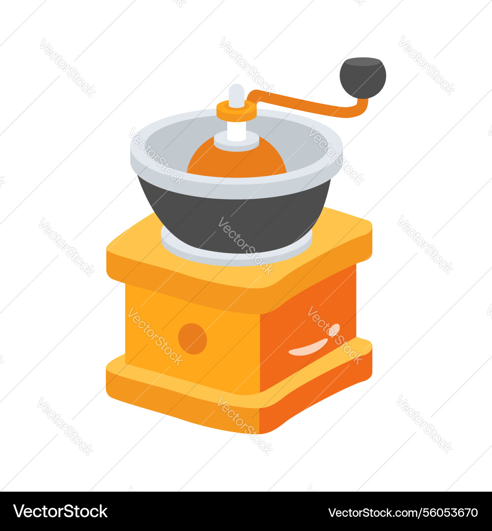 Coffee grinder Royalty Free Vector Image - VectorStock