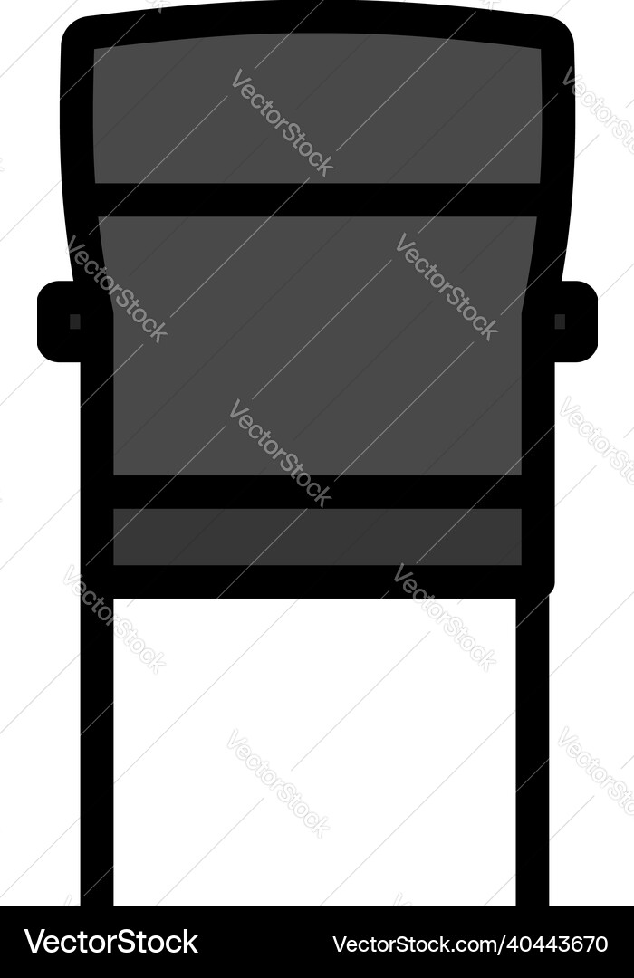 Guest office chair icon Royalty Free Vector Image