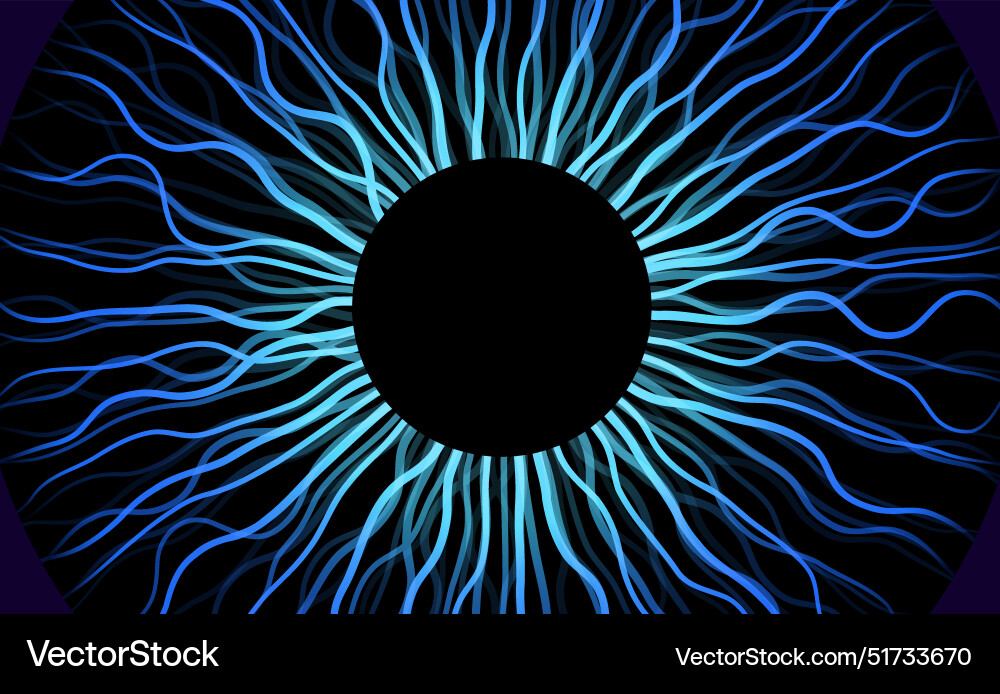 Human iris poster Royalty Free Vector Image - VectorStock