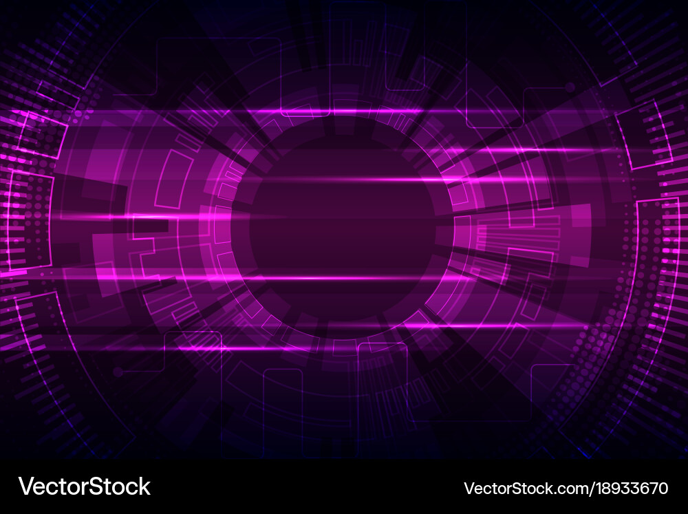Pink abstract technological background Royalty Free Vector
