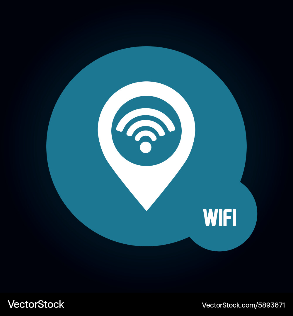 Wifi connection Royalty Free Vector Image - VectorStock