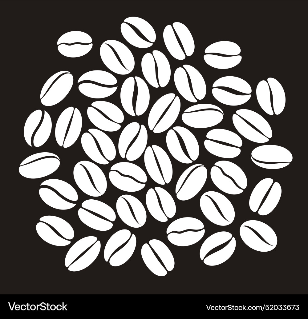 Coffee bean Royalty Free Vector Image - VectorStock