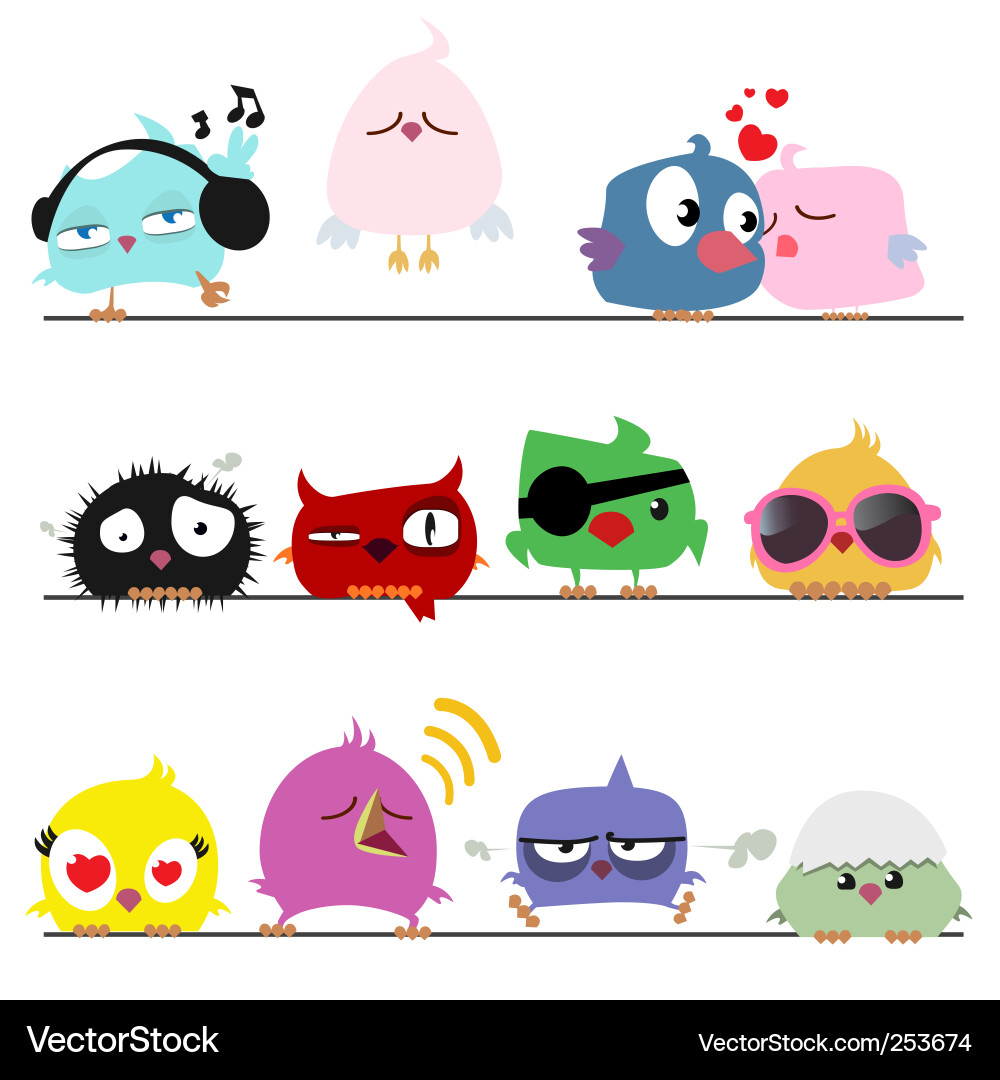 Cartoon Bird Glasses Vector Images (over 3,400)