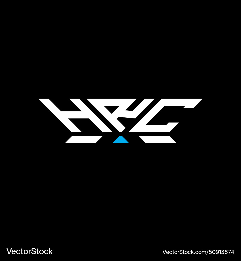 Hrc letter logo design simple and modern Vector Image