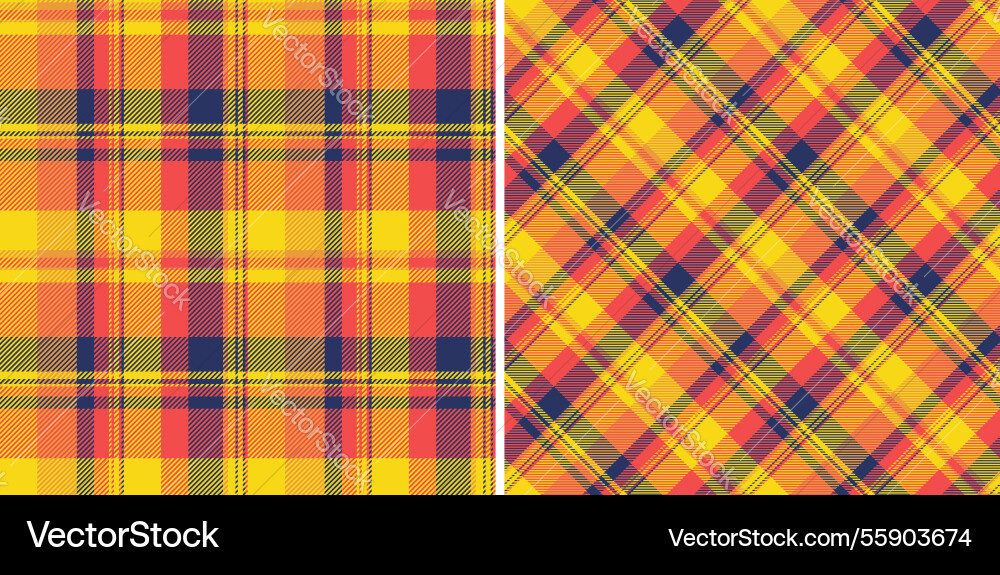 Pattern background fabric of seamless check Vector Image