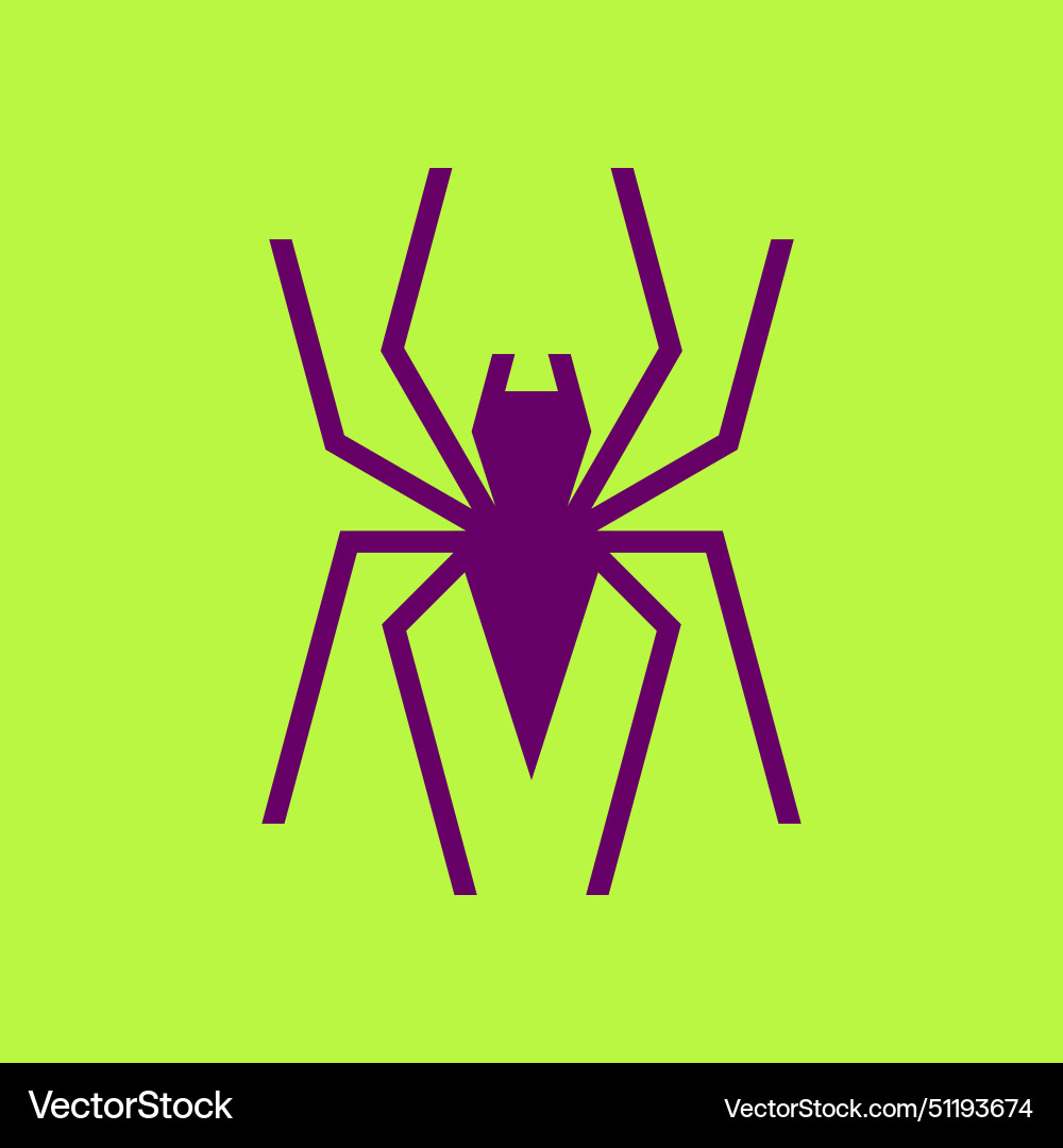 Spider logo Royalty Free Vector Image - VectorStock