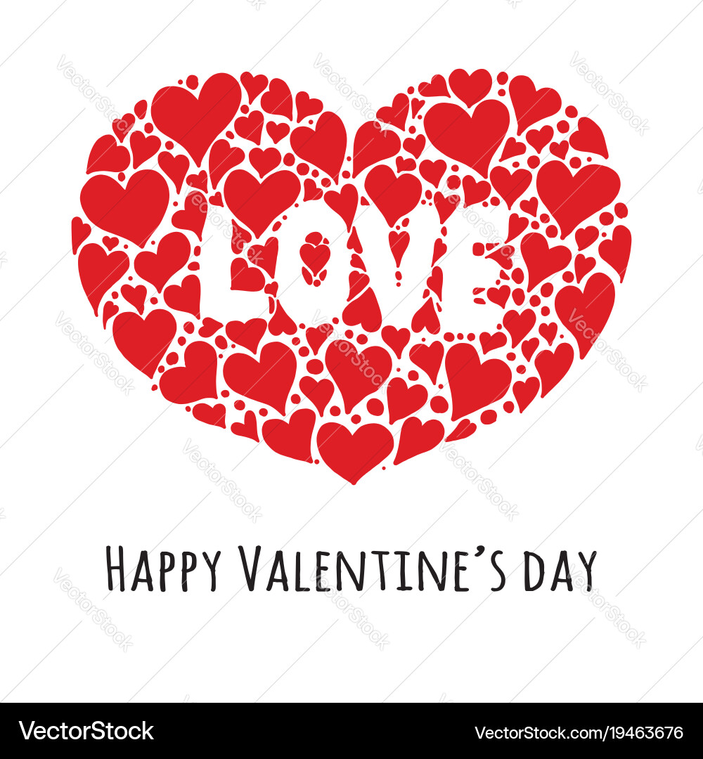 Big love Royalty Free Vector Image - VectorStock