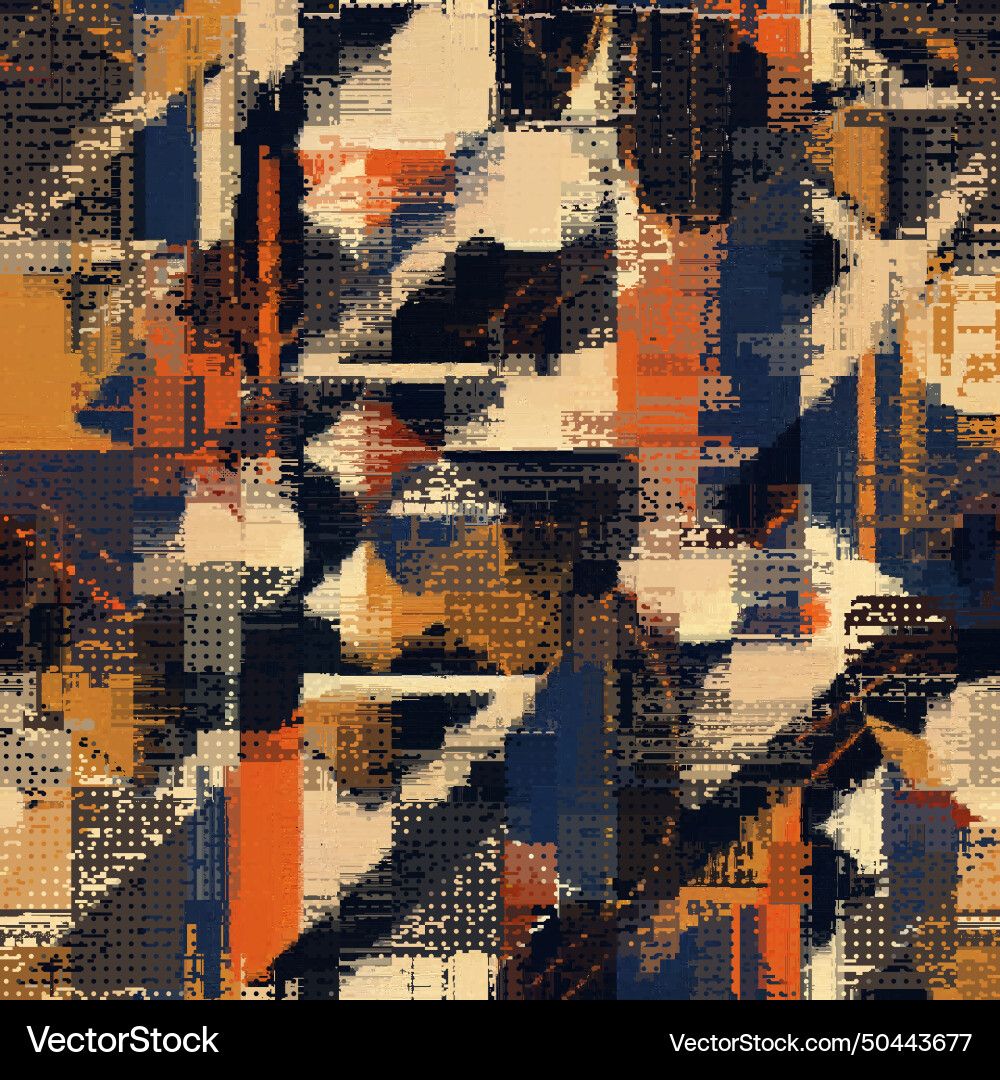 Glitch Data Mash Royalty Free Vector Image - VectorStock