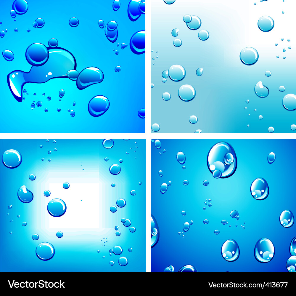 Liquid drops Royalty Free Vector Image - VectorStock
