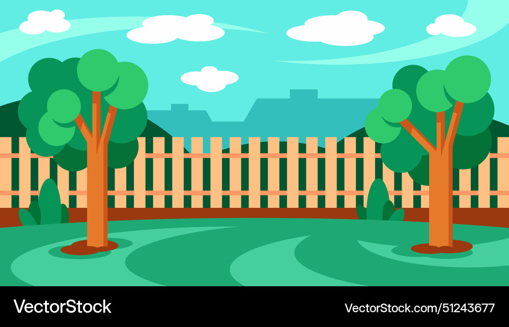 Spring landscape Royalty Free Vector Image - VectorStock