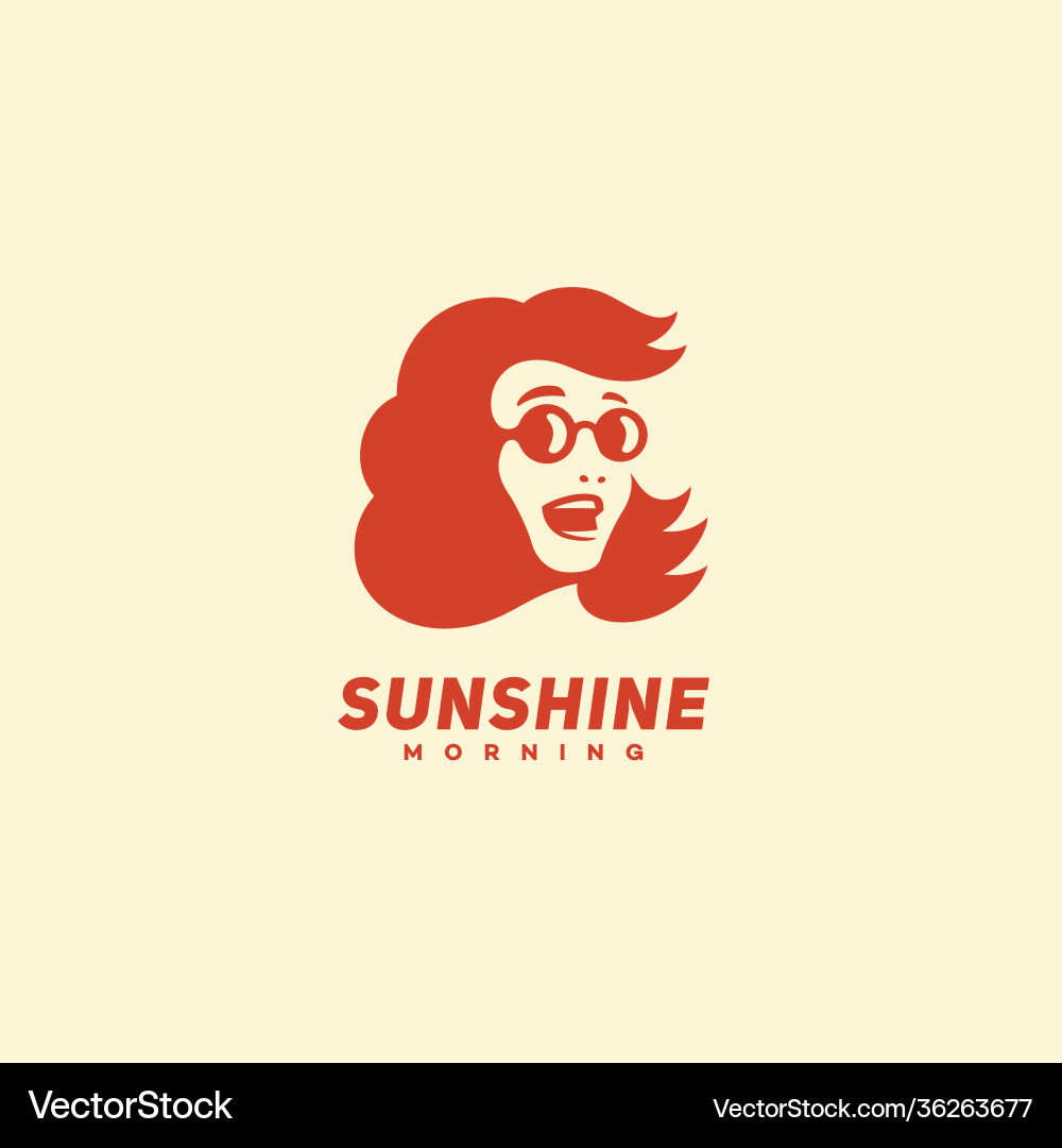 Sunshine logo Royalty Free Vector Image - VectorStock