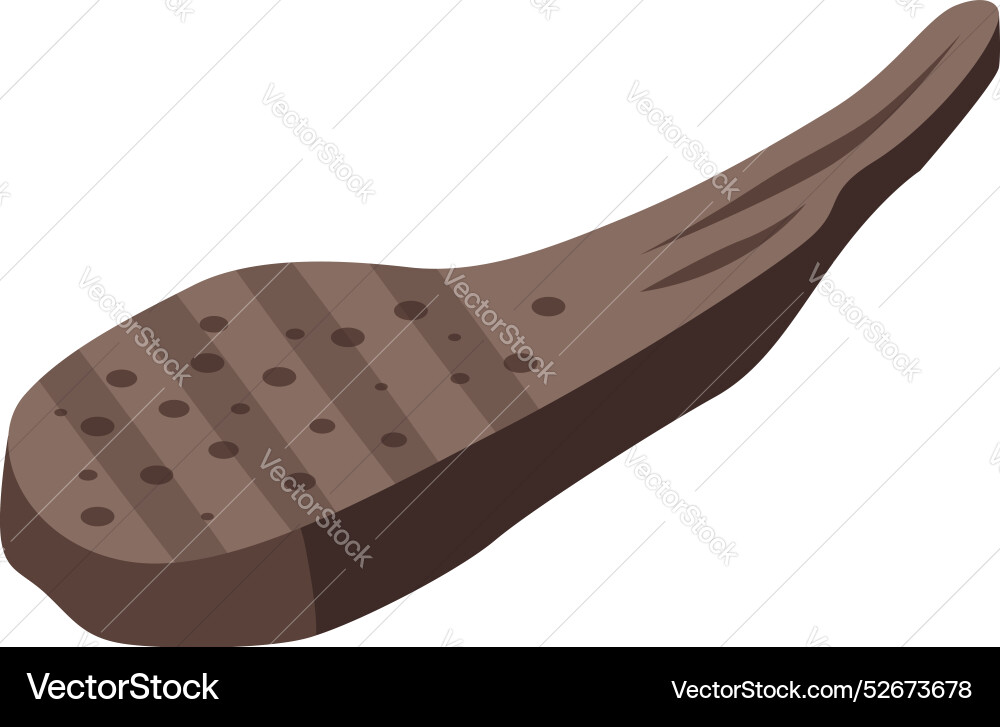 Delicious looking grilled t bone steak Royalty Free Vector