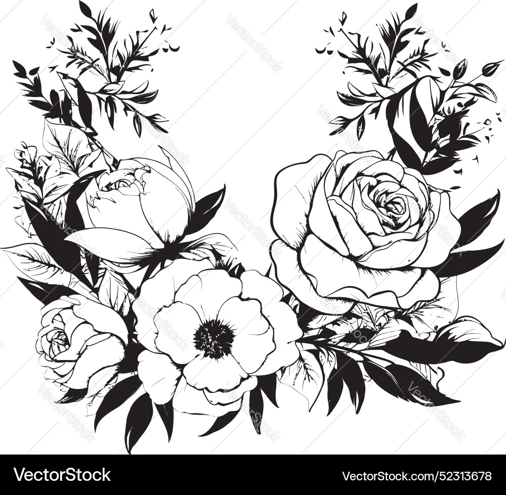 Ethereal petal perimeter iconic icon timeless Vector Image