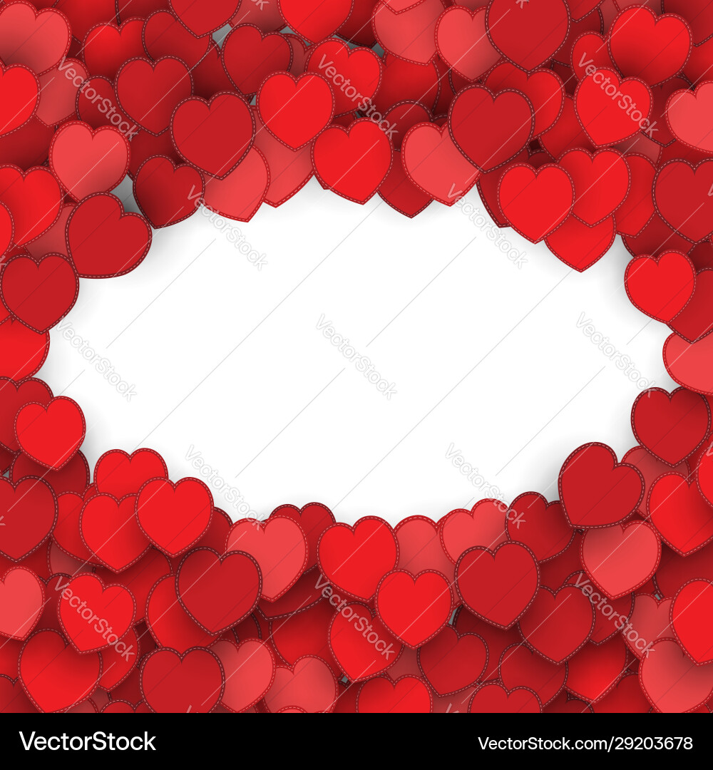 Vector Heart Border Design