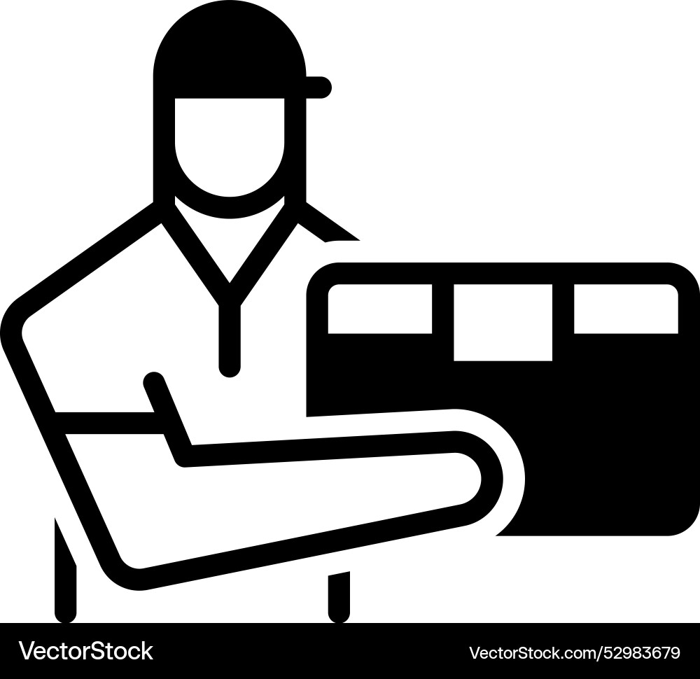 Courier Royalty Free Vector Image - VectorStock