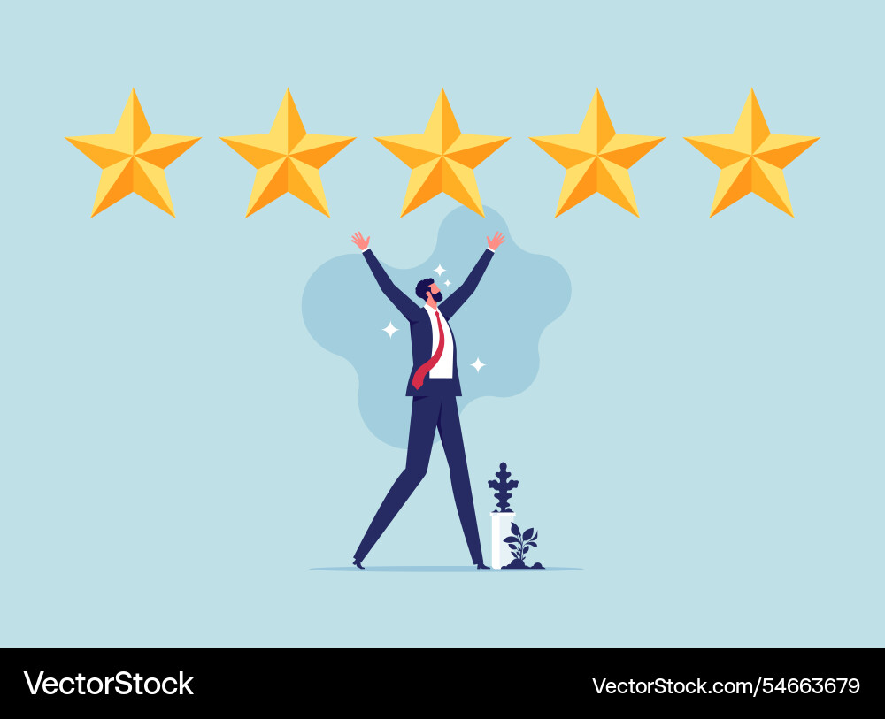 High performance staff or achievement Royalty Free Vector