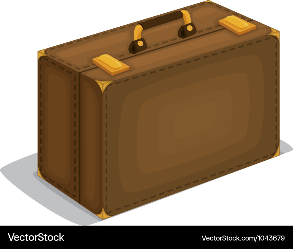 Travel suitcase Royalty Free Vector Image - VectorStock