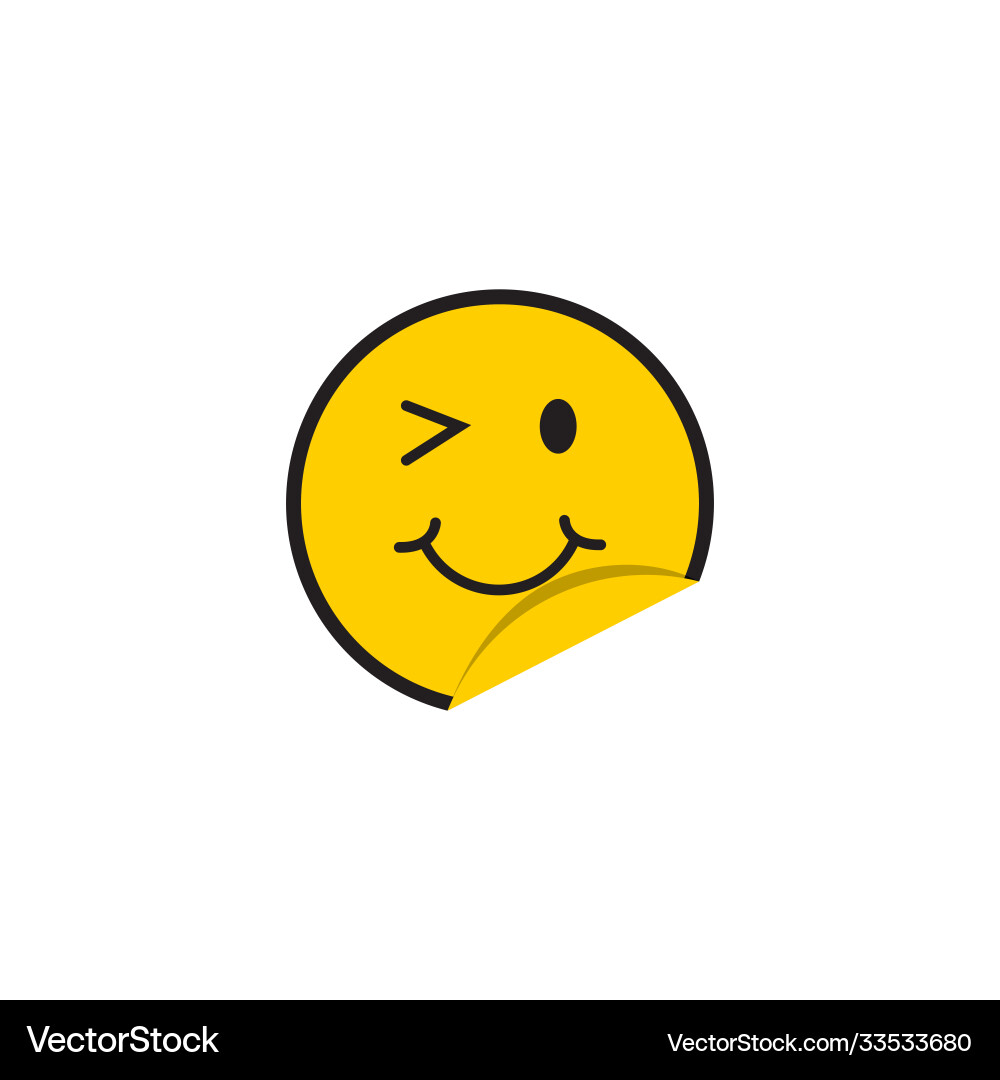 Smile template design Royalty Free Vector Image