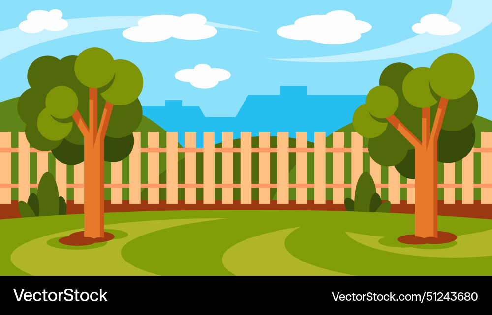Summer landscape Royalty Free Vector Image - VectorStock