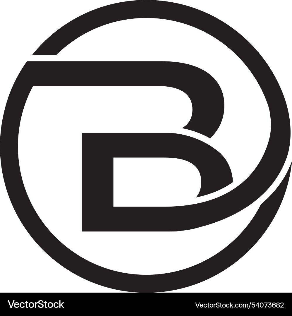 B latter logo Royalty Free Vector Image - VectorStock