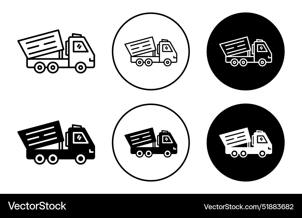 Tipper icon Royalty Free Vector Image - VectorStock