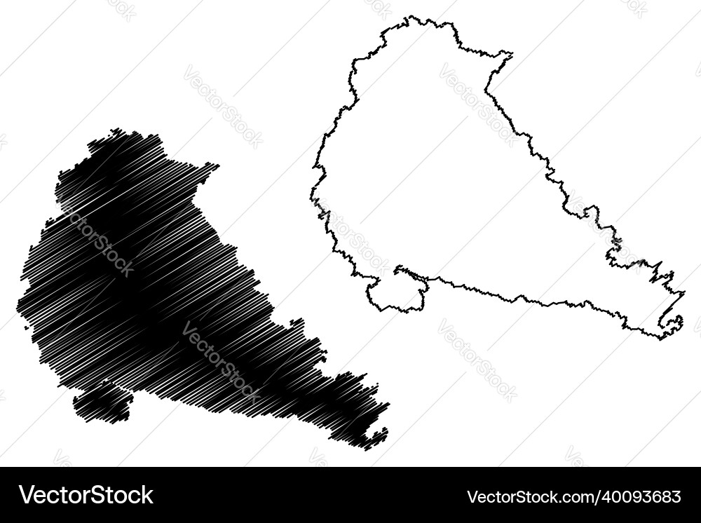Pune district maharashtra state division Vector Image