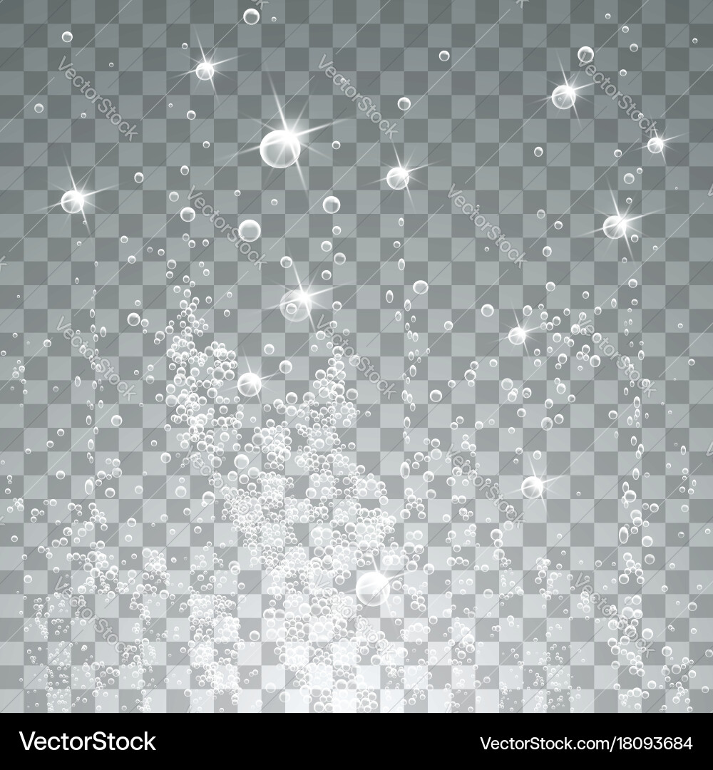 Water bubbles Royalty Free Vector Image - VectorStock